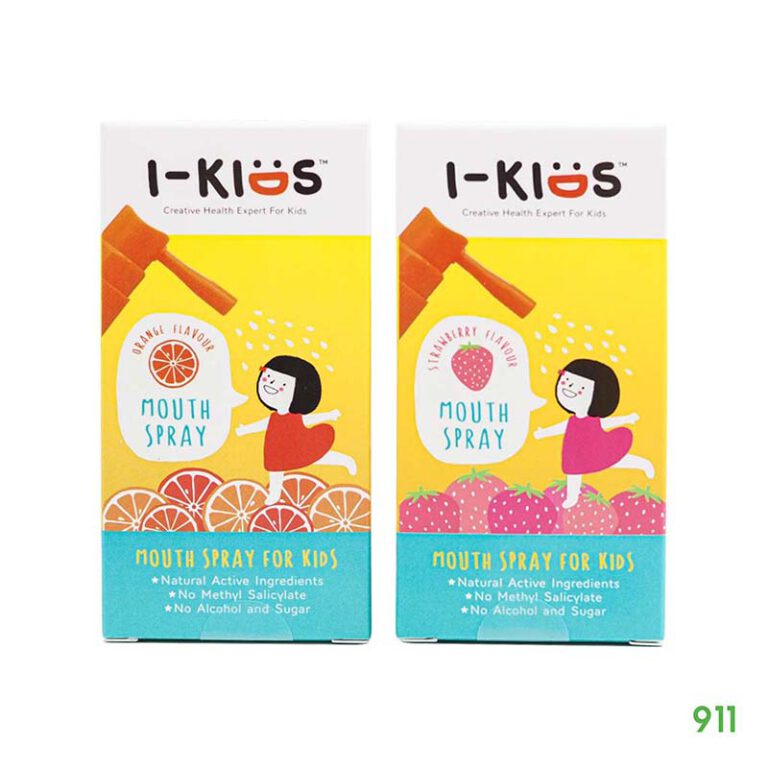 ไอคิดส์ เมาท์สเปรย์ อ่อนโยนสำหรับเด็ก I-Kids Mouth Spray | 911DRUGSTORE