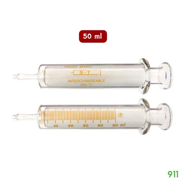 ไซริงค์แก้ว ทนความร้อนได้ สำหรับให้อาหาร หรือ ดูดของเหลว KBM interchangeable hypodermic syringe ...