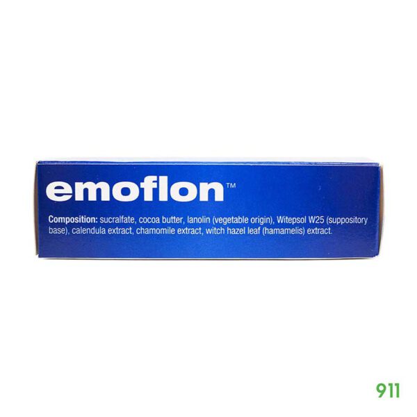 อีโมฟลอน ชนิดเหน็บทวาร Emoflon 10 Rectal Suppositories | 911DRUGSTORE