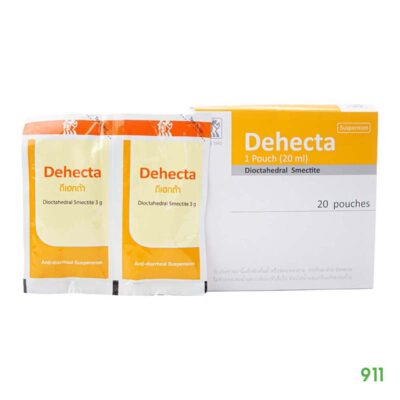 ดีเฮกต้า ยาน้ำแขวนตะกอน กลิ่นวนิลาผสมสตรอเบอร์รี่ Dehecta | 911DRUGSTORE
